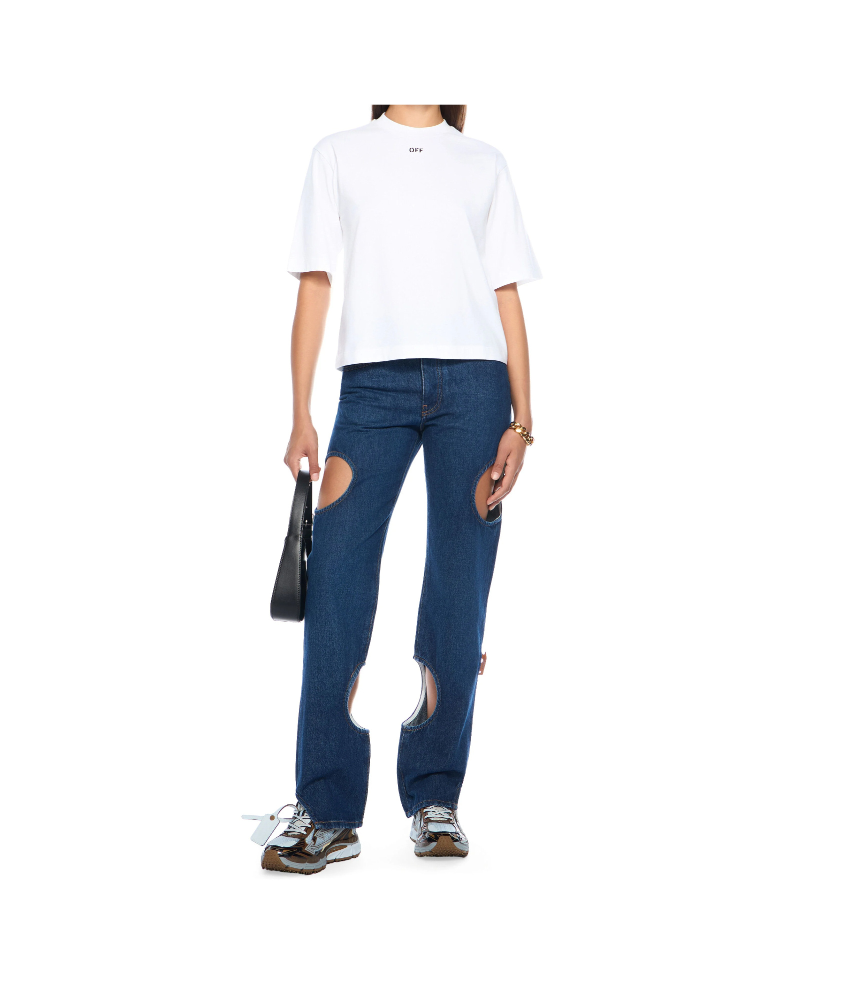 OFF-WHITE Off-White Meteor Cut-Out Jeans